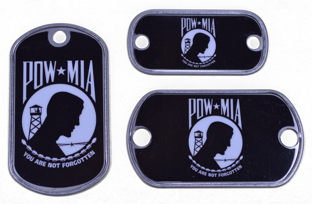 POW MIA - Dog Tag - Etsy