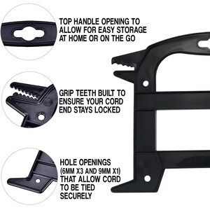 Rope Cord Winder Organizer Spool String Line Holder With Handle for ...