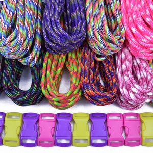 Paracord Starter Combo 10 Foot Bundle Kits - 10 Paracord Combo Kits ...