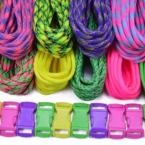 Paracord Starter Combo 10 Foot Bundle Kits - 10 Paracord Combo Kits ...