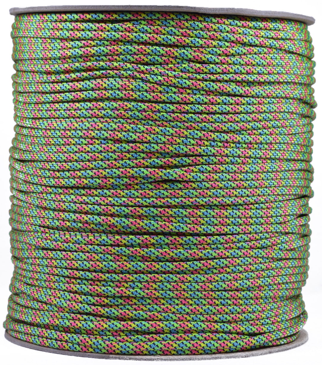 Party - 1000 Foot Spool - 550 Paracord for Paracord Crafts - Made in ...