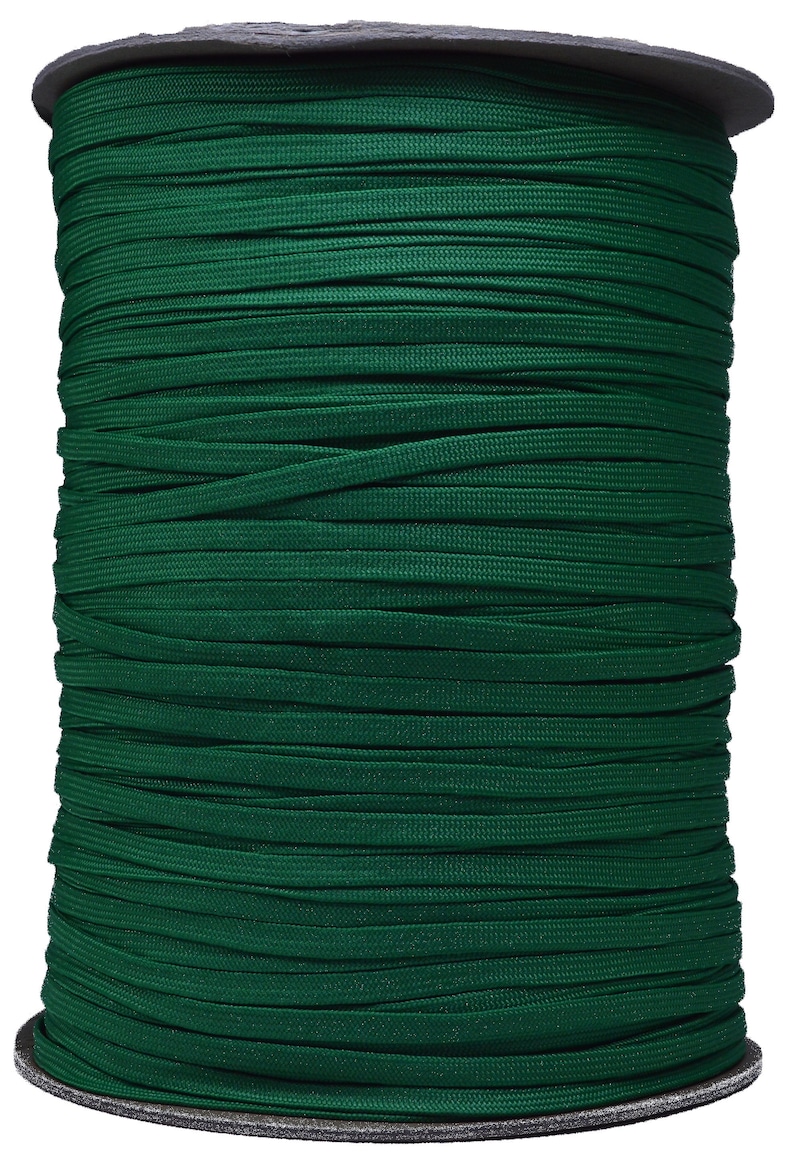 Coreless/gutted 550 Paracord Flat Hollow Cord Whip Makers - Etsy