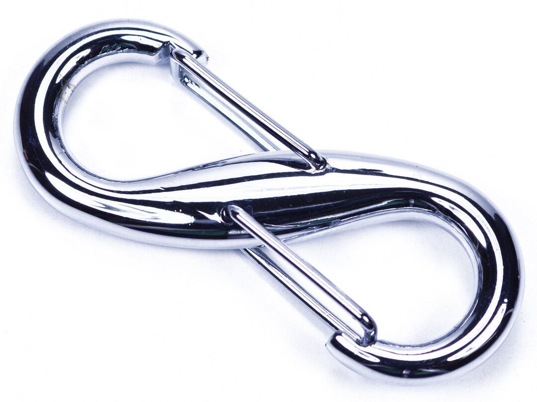 Large Metal Chrome S Clip - Great for Paracord Projects - Etsy
