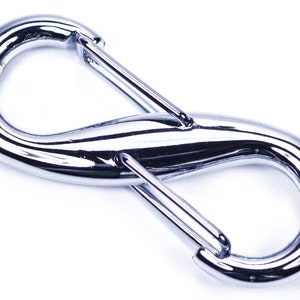 Large Metal Chrome S Clip - Great for Paracord Projects - Etsy