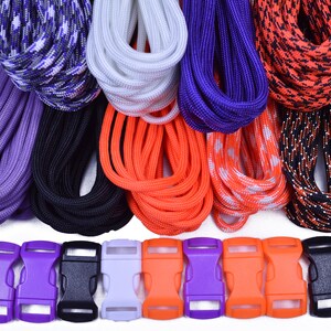 Paracord Starter Combo 10 Foot Bundle Kits - 10 Paracord Combo Kits ...