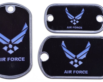 Air Force Custom Dog Tag - Etsy