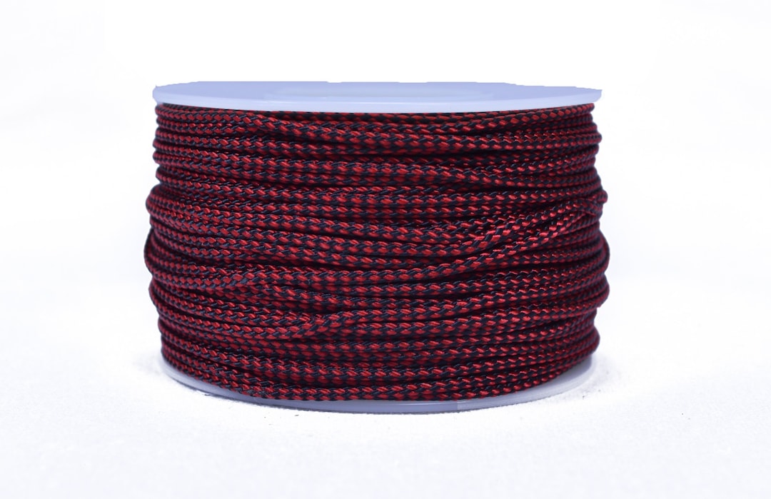 Firefighter Red - Micro Cord 1.18mm 125 or 1000 Foot Spool - Made in ...