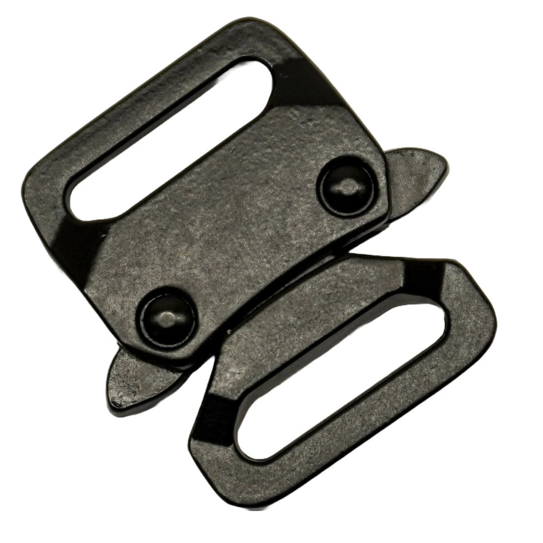 Mini Tactical Style Clasp Quick Release Black Metal DIY Paracord ...