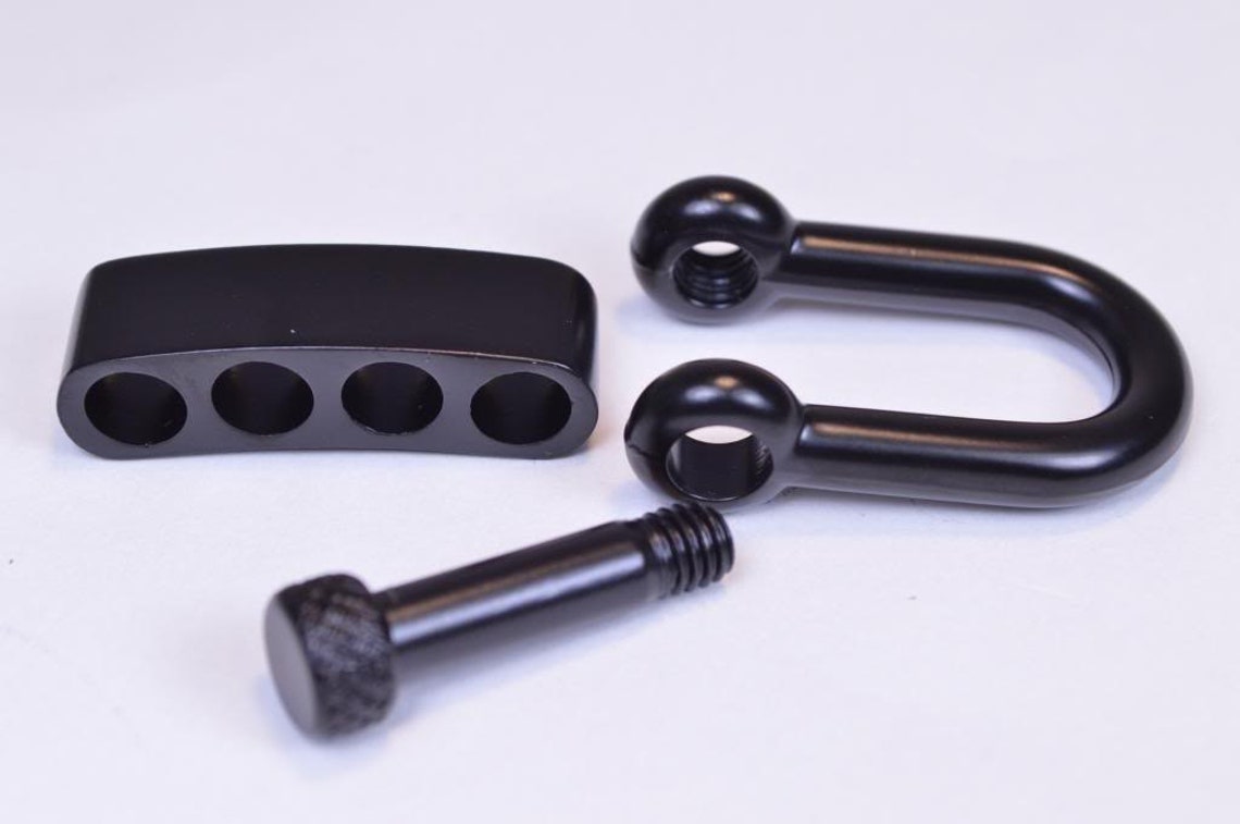 Black Adjustable Shackle pack of 5 - Etsy