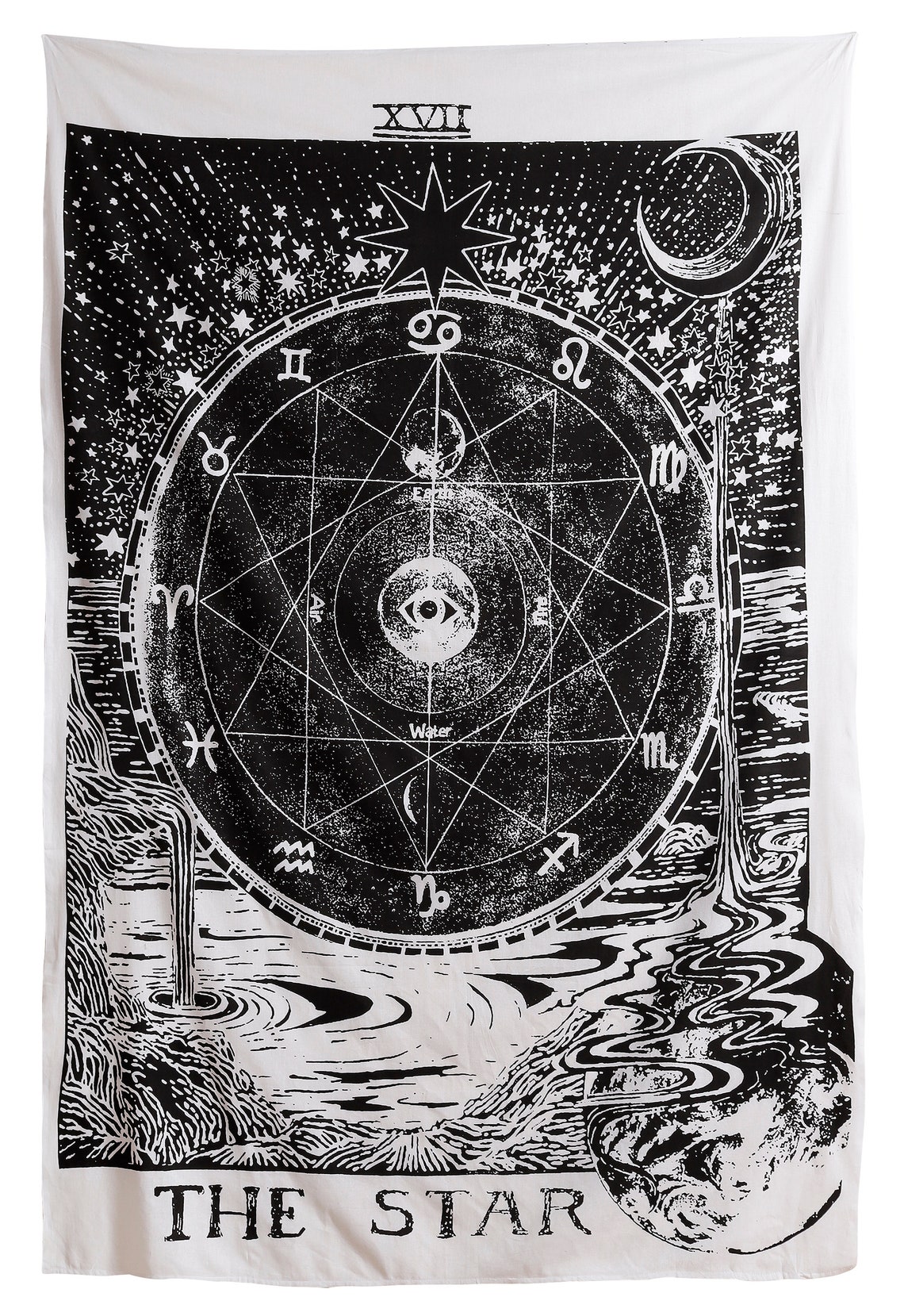 The Star Tapestry Wall Hanging Medieval Europe Divination | Etsy