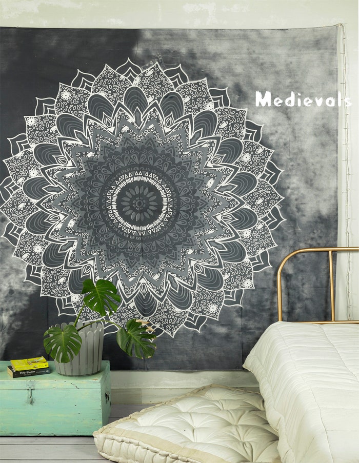 Grey Tapestry - Etsy