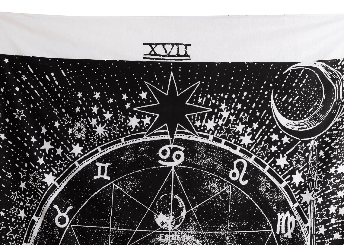 The Star Tapestry Wall Hanging Medieval Europe Divination | Etsy