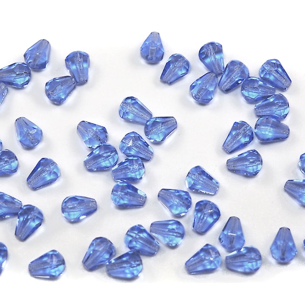 Light Blue Tear Drop - Etsy