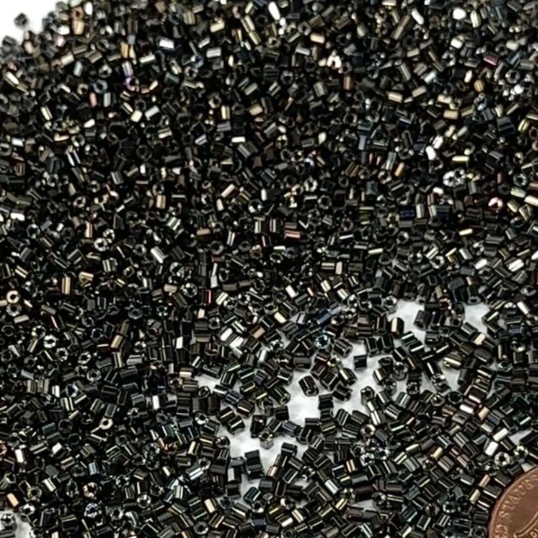 2 Cut Beads Size 12/0 Brown Iris Preciosa Ornela Traditional Czech ...