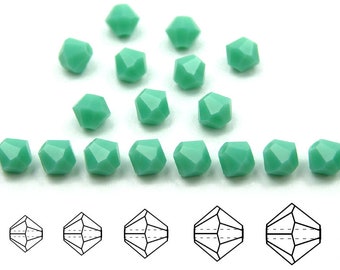 Rosanine Opaque Traditional Czech Glass MC Bicone Bead - Etsy