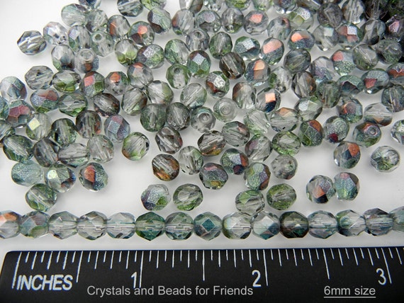 300 Crystal Mint Shimmer Luster Fully Coated 6mm Preciosa - Etsy