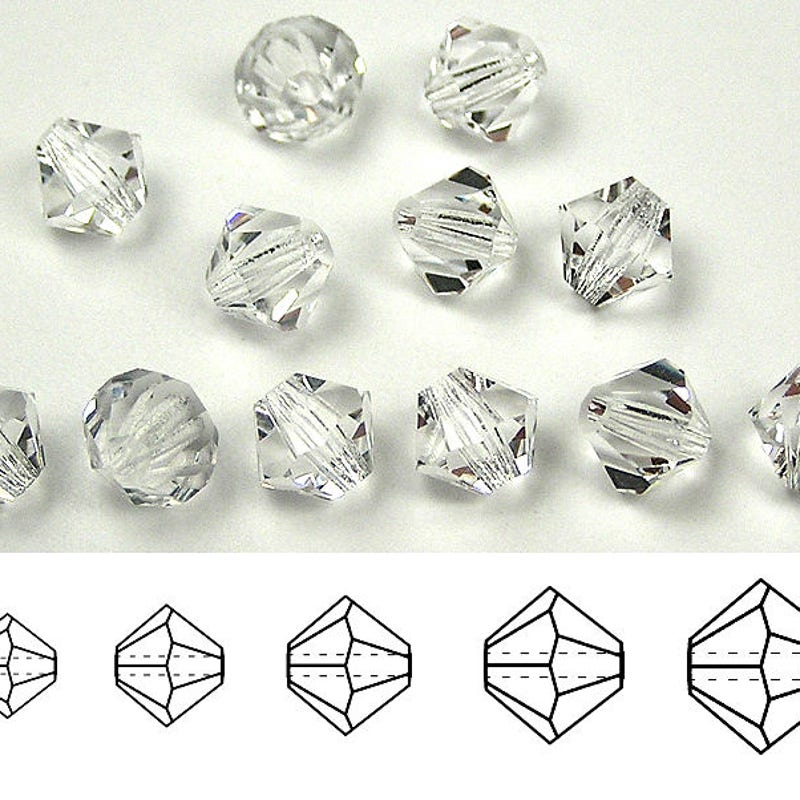 Bicone Beads - Etsy