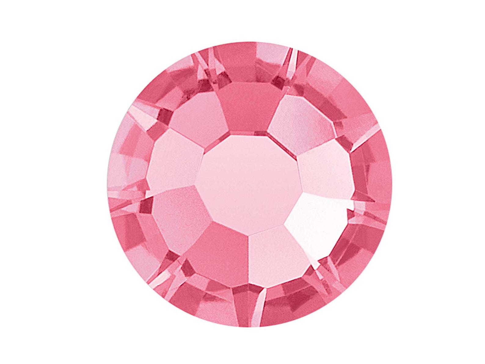 Rose Color Preciosa VIVA or MAXIMA Chaton Roses Genuine Czech Crystals ...