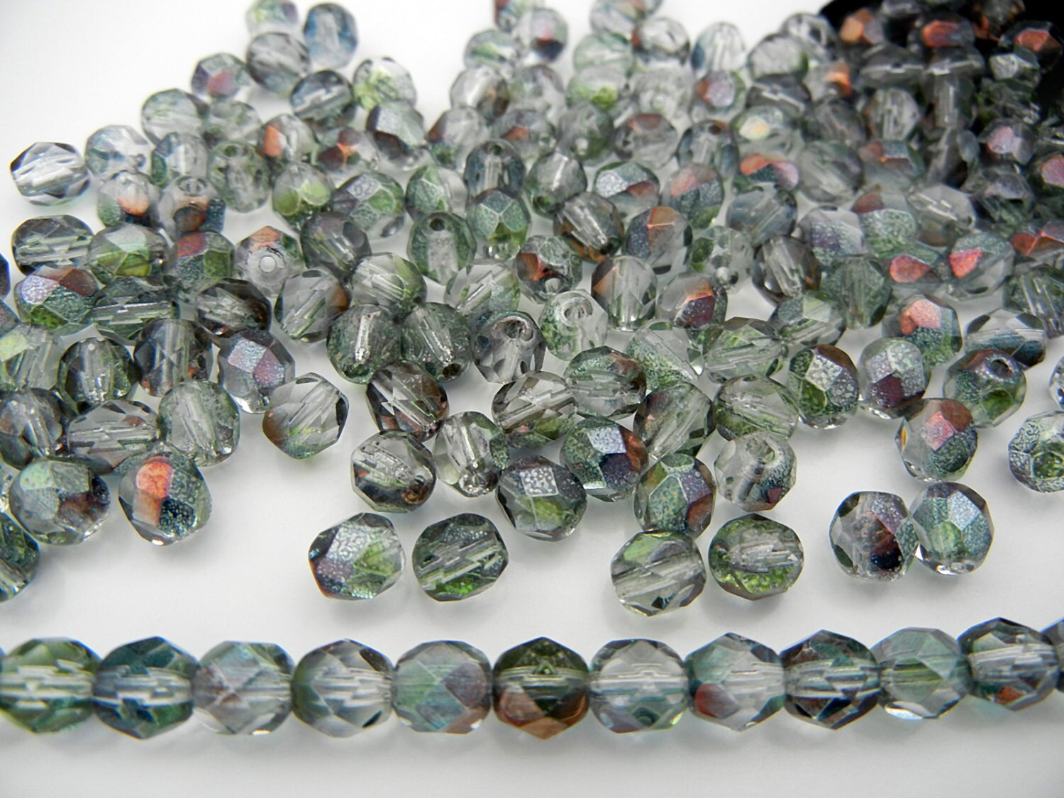 300 Crystal Mint Shimmer Luster Fully Coated 6mm Preciosa - Etsy