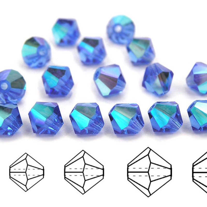 Bicone Beads - Etsy