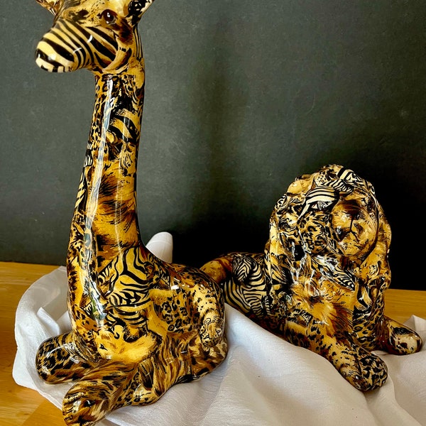 Patchwork Figurines - Etsy