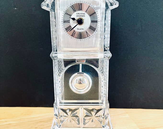 Vintage Godinger NEW in Box Grandfather Clock, Crystal Legends - Etsy