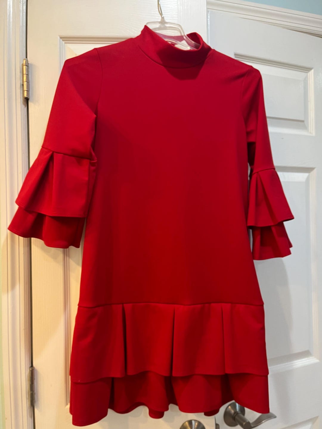 Vintage Red Dress Carole Christian Size Small - Etsy