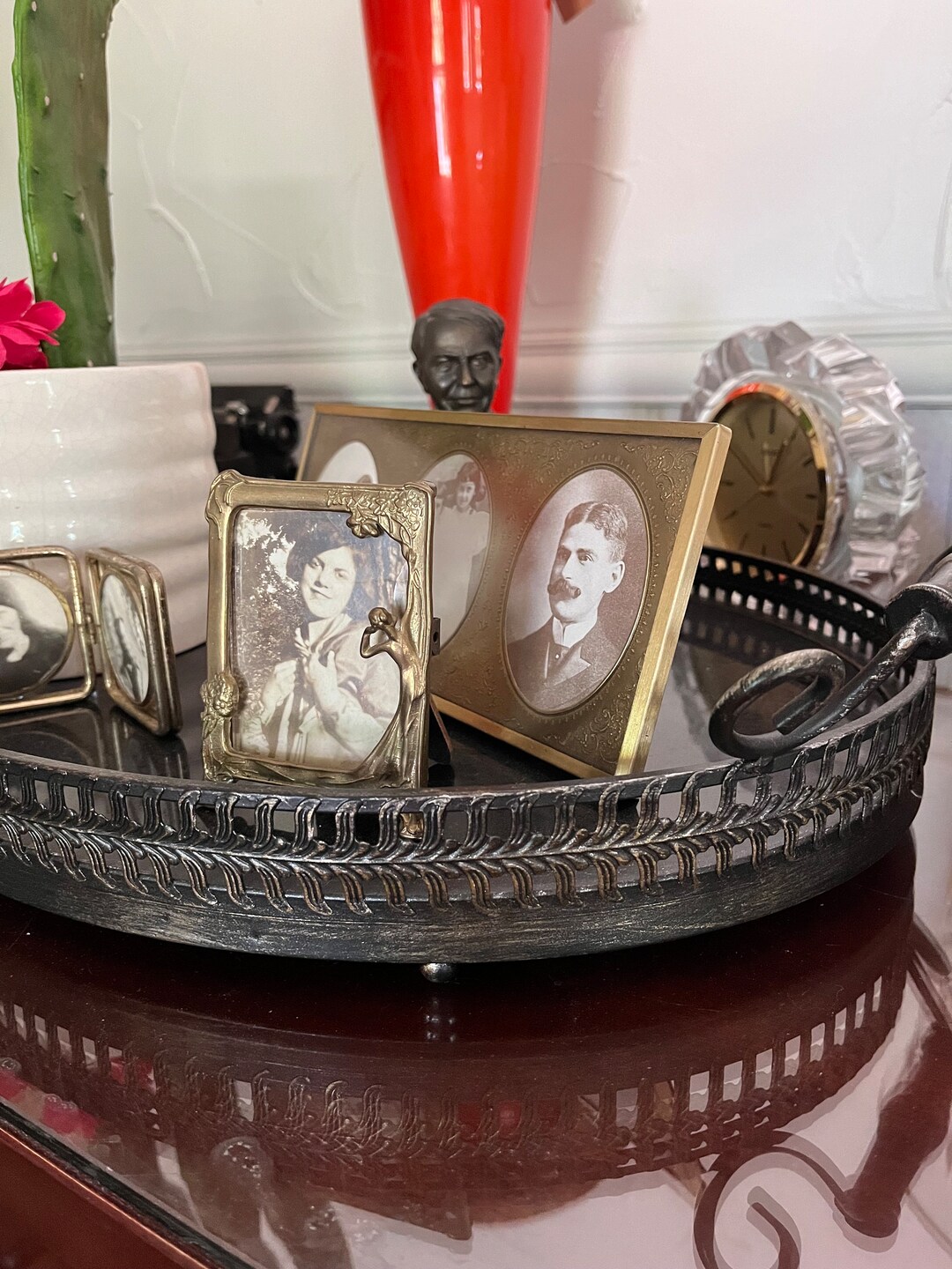 Estate Find Victorian Style Vintage Butler Tray - Etsy