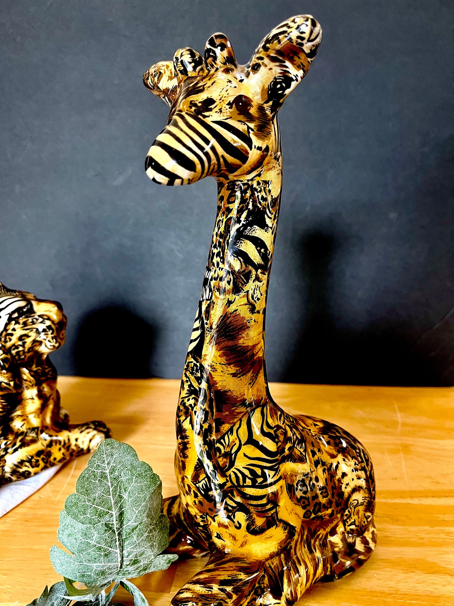 Set of Lavie African Patchwork Figurines - Etsy