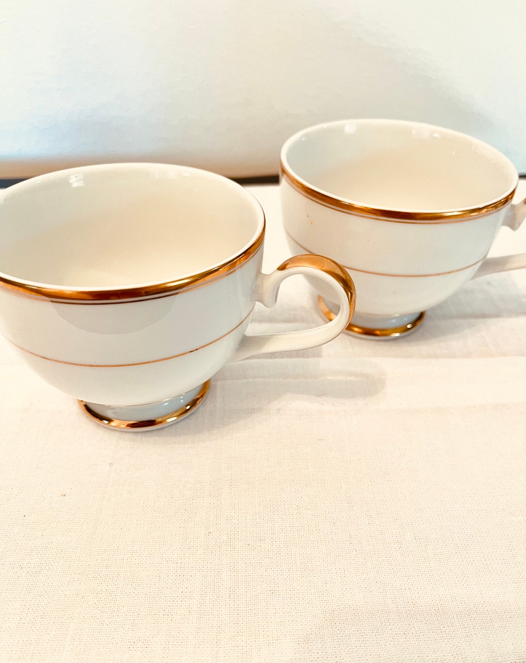 Mikasa Teacups Classic Gold , Set of Four - Etsy