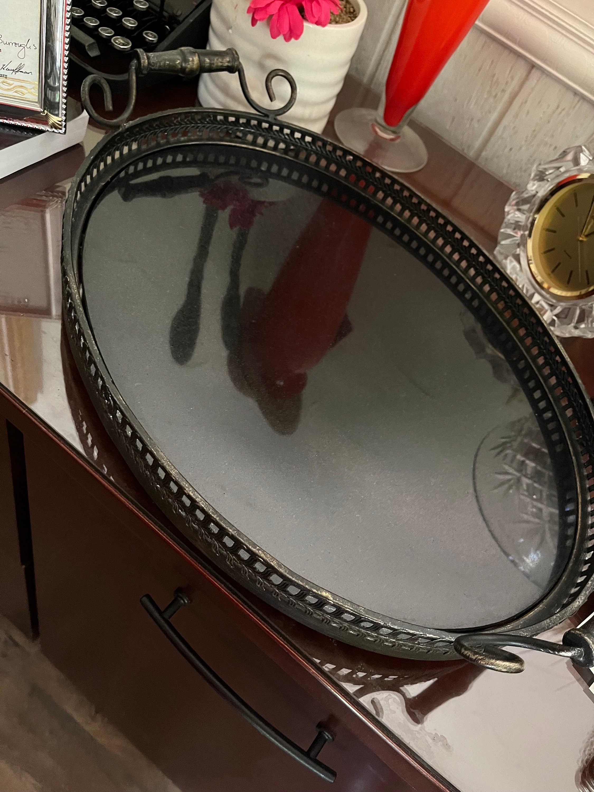 Estate Find Victorian Style Vintage Butler Tray - Etsy