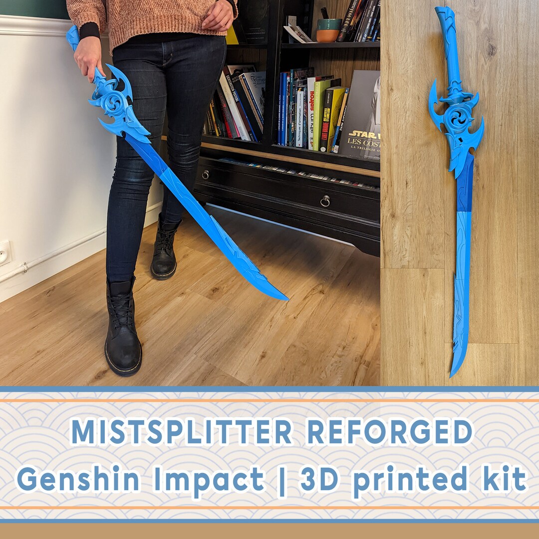 Mistsplitter Reforged Genshin Impact 3D Printed Kit - Etsy