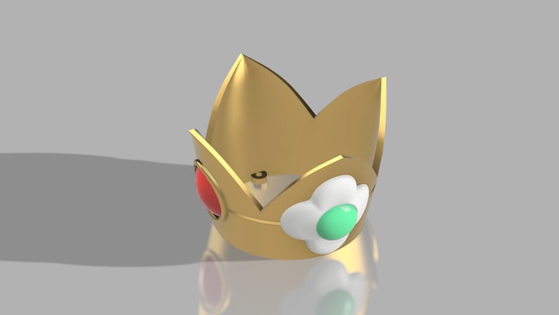 Cosplay Accessory Princess Daisy Crown 3D File - Etsy