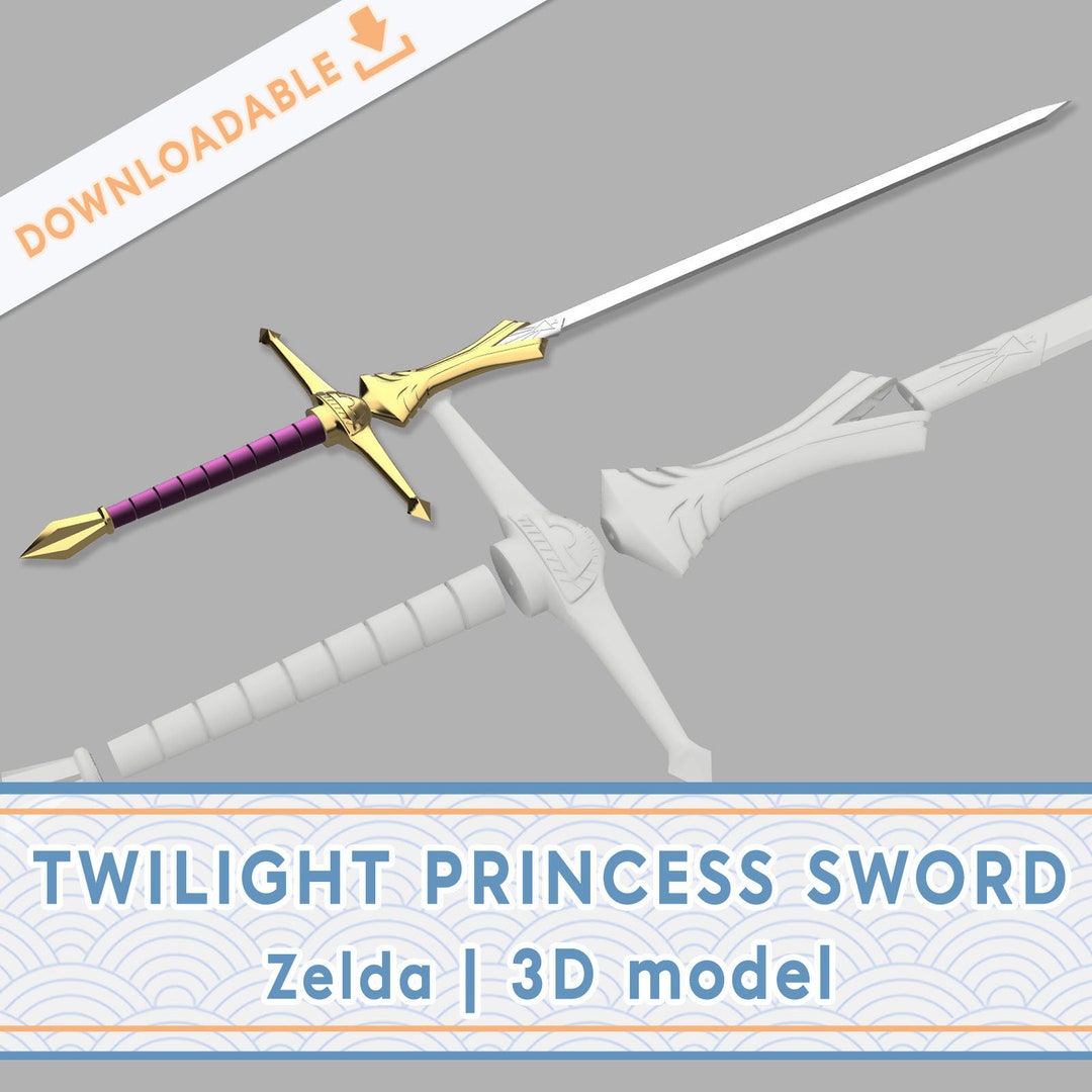 TWILIGHT PRINCESS SWORD | 3D File - Etsy