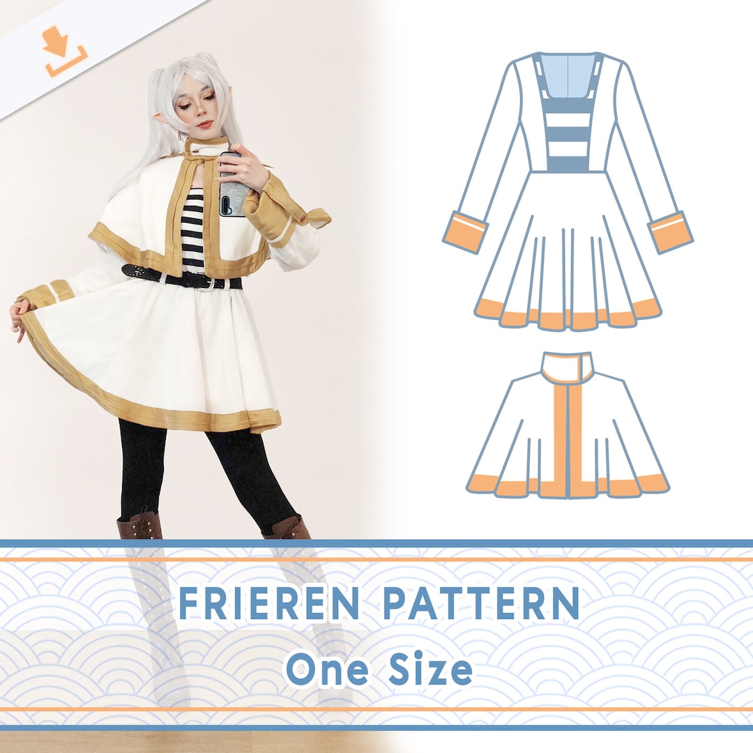Frieren Dress | Digital Pattern - Etsy