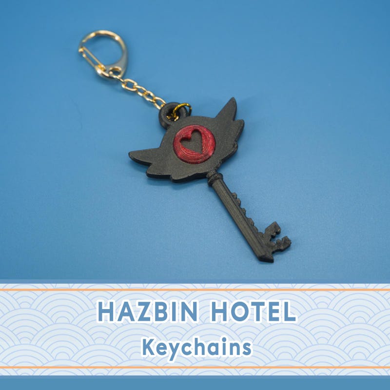Hazbin Hotel Key Keychain - Etsy