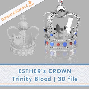 Esther's CROWN - Trinity Blood | 3D Model - Etsy