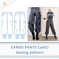 Cargo Pants (jett) | Digital Pattern - Etsy