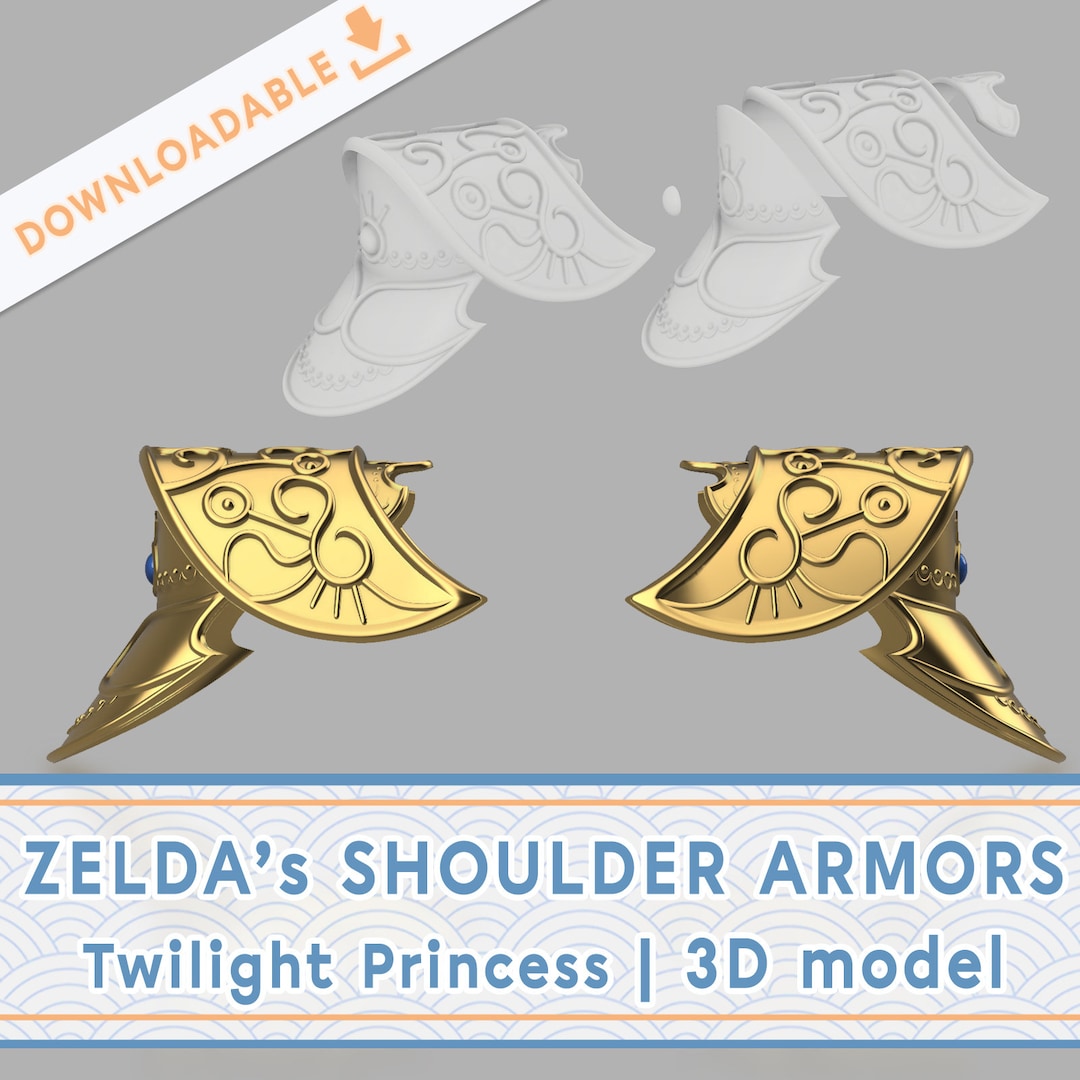 TWILIGHT PRINCESS ARMORS | 3D Model - Etsy