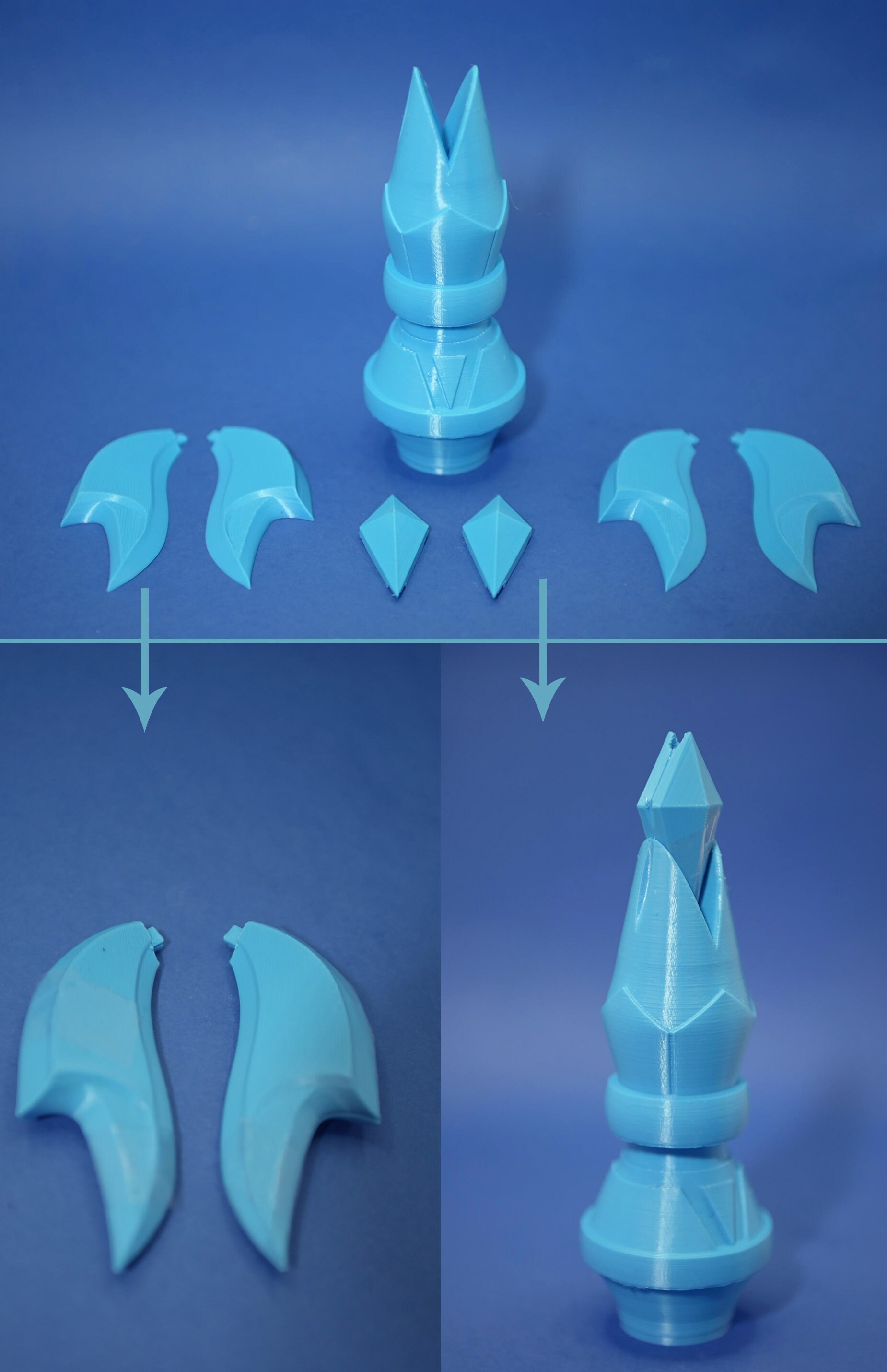 Calamity Queller 3D Printed Kit Shenhe GENSHIN IMPACT | Etsy