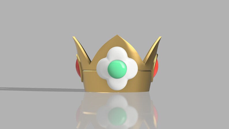 Cosplay Accessory Princess Daisy Crown (3D Print STL File) - Etsy