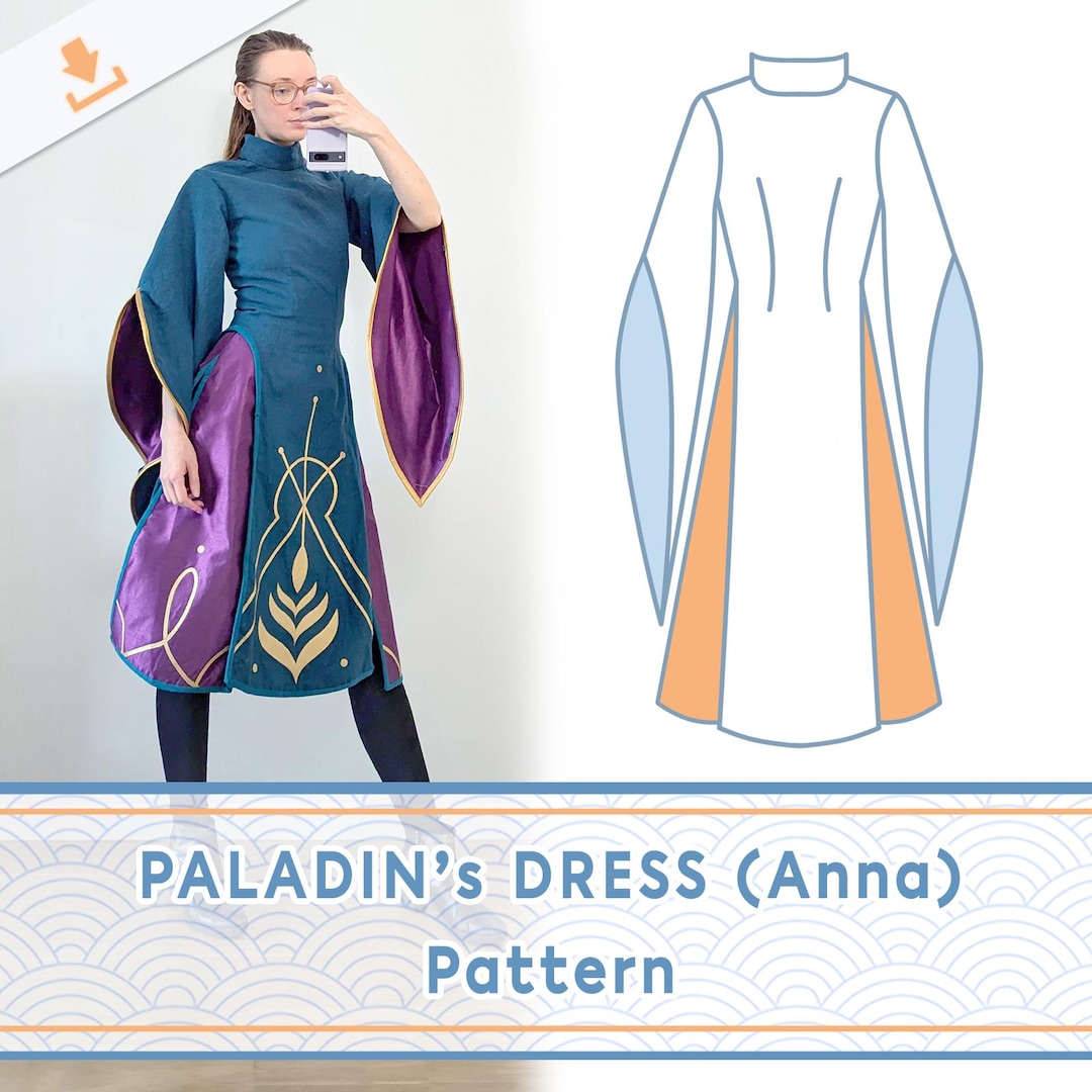 Paladin Dress (used for Anna) | Digital Pattern - Etsy