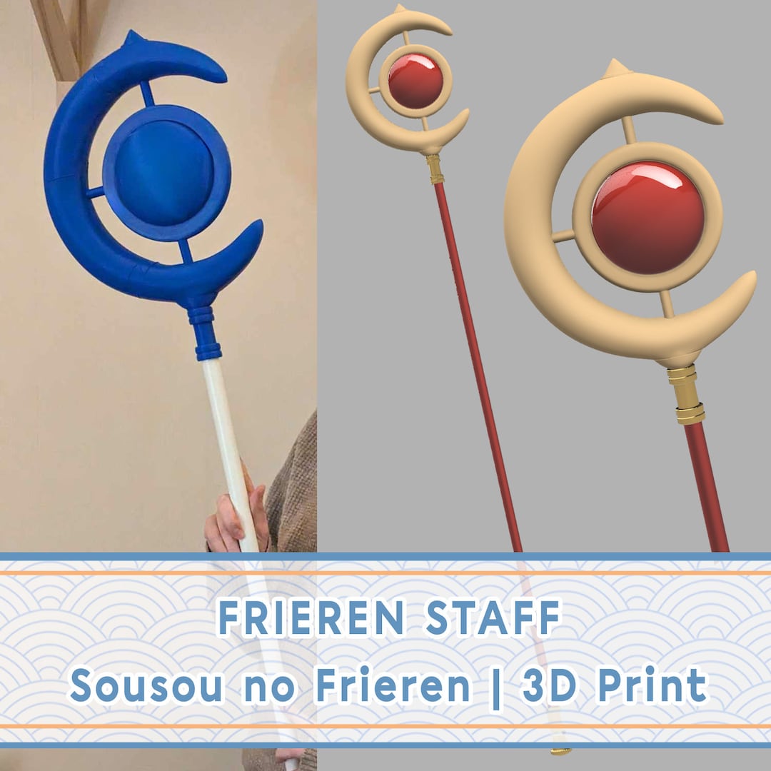 Frieren Staff 3D Printed Kit - Etsy