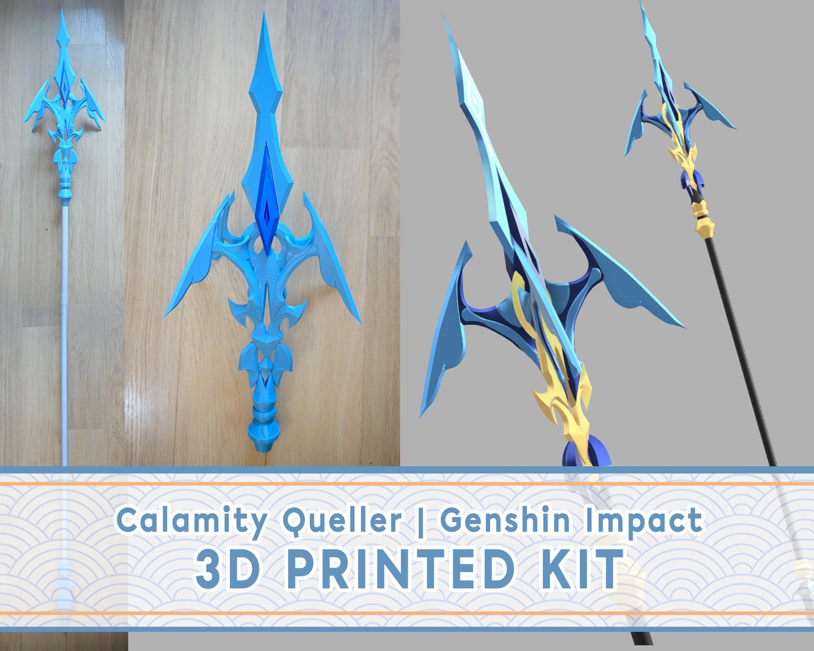 Calamity Queller 3D Printed Kit Shenhe GENSHIN IMPACT - Etsy Finland