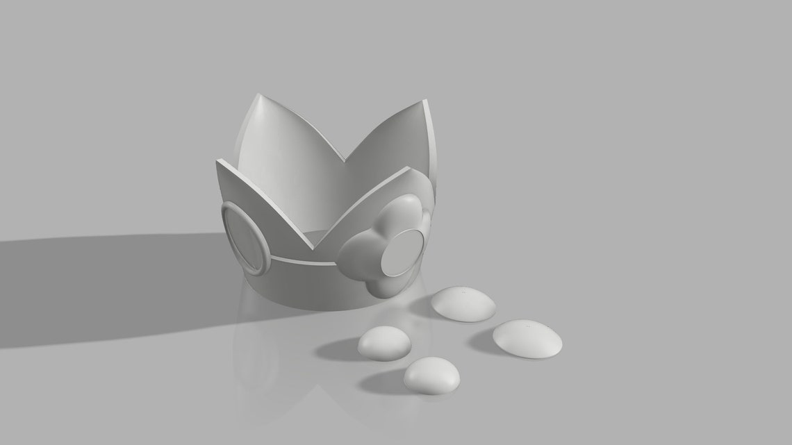 Cosplay Accessory Princess Daisy Crown (3D Print STL File) - Etsy