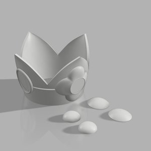 Cosplay Accessory Princess Daisy Crown 3D File - Etsy