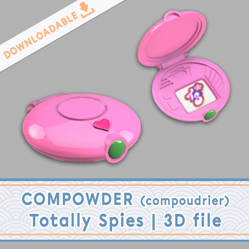 COMPOWDER From TOTALLY SPIES | 3D File - Etsy