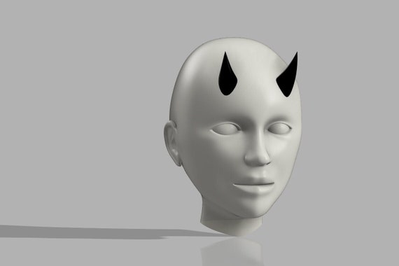 Little smooth Devil horns 3D file for original character | Etsy