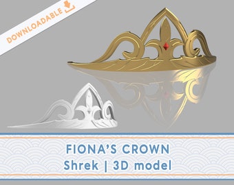 Dreamworks Shrek Princess Fiona Headband Ogre Ears Tiara Kid Costume ...