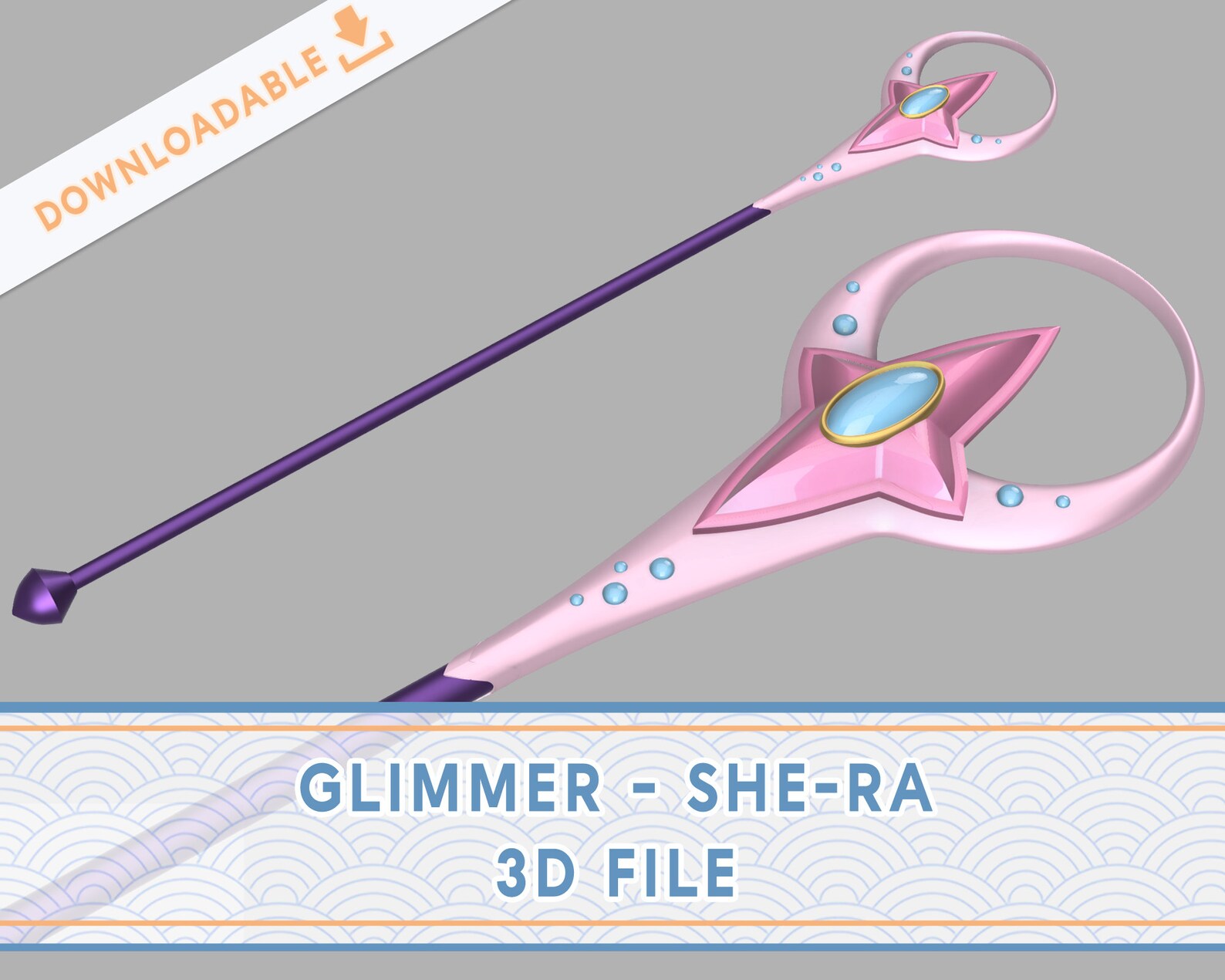 Glimmer Staff SHE-RA 3D File - Etsy
